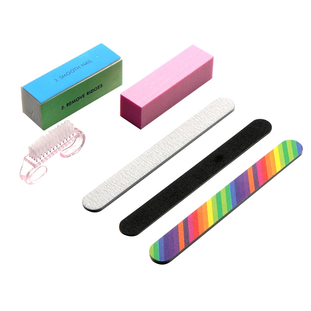 6pcs Nail Files and Buffer Set Nail Art Polisher Nail Buffer Block Kit ...