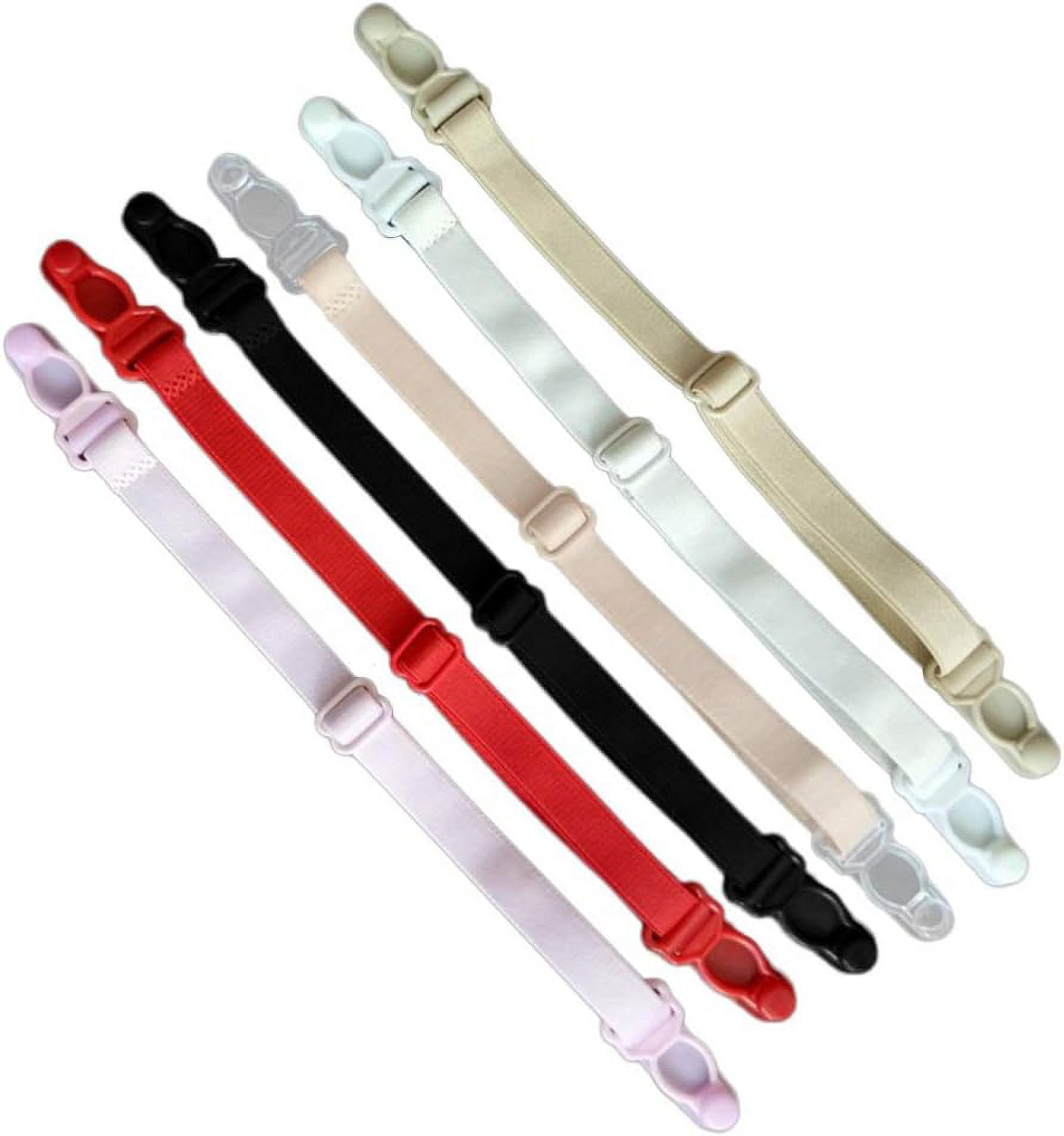 6pcs Non Slip Bra Strap Clips Elastic Bra Strap Holder Clip Adjustable ...
