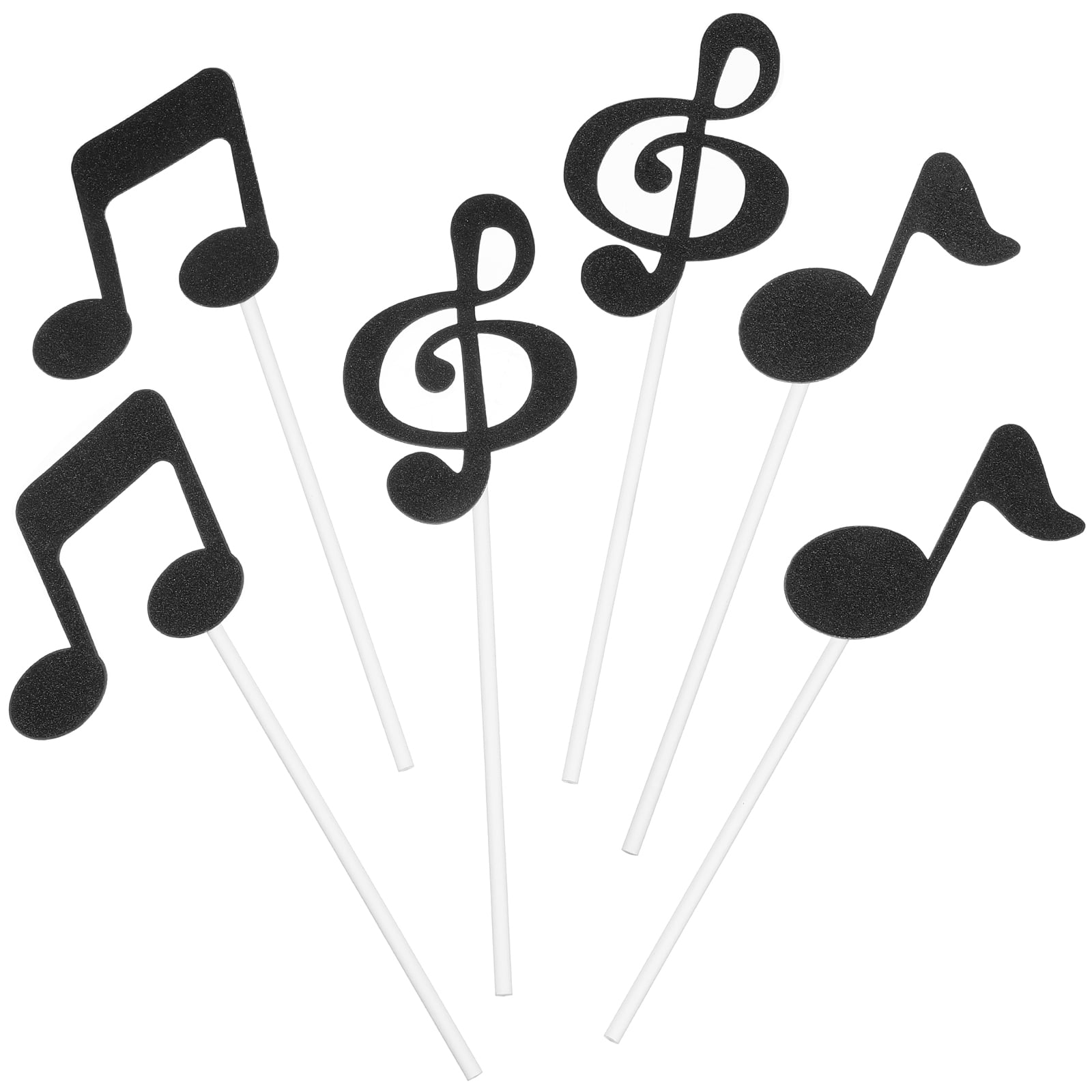 6pcs Notes Cupcake Toppers Symbols Notes Cupcake Toppers Cake Picks ...