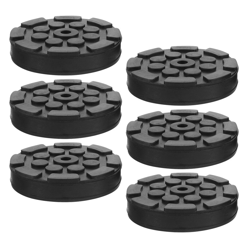 6pcs Octagonal Rubber Jack Pads For Car Lift Pinch Weld Jack Stand Pads ...