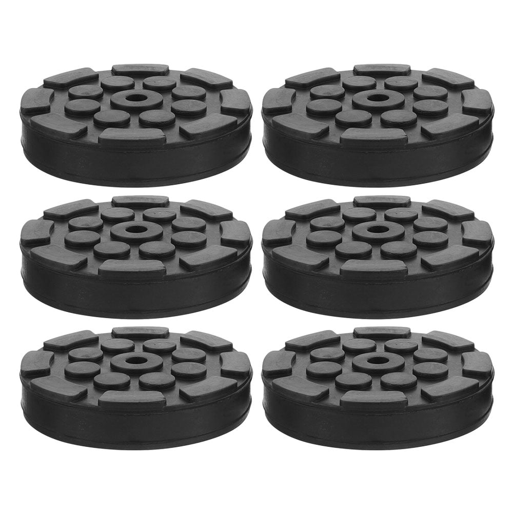 6pcs Octagonal Rubber Jack Pads Universal Car Lift Adapter Heavy-Duty ...