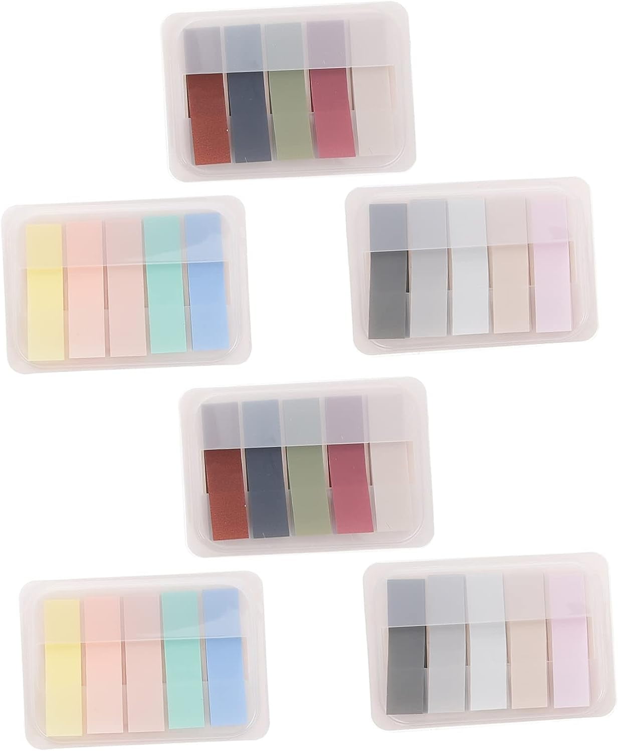 6pcs Office Sticky Notes Colored Tabs Logo Stickers Sticker Labels ...