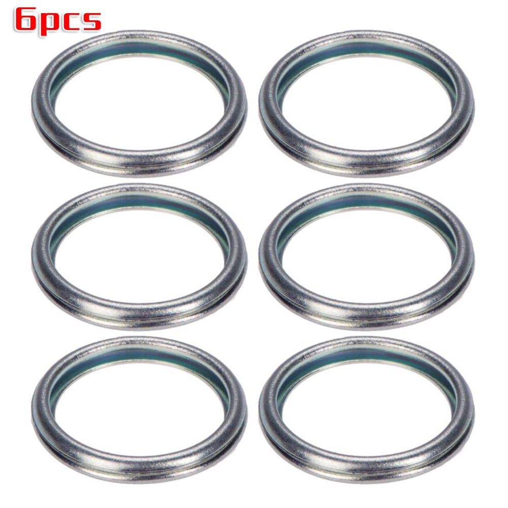 6pcs Oil Drain Plug Crush Washer Gasket Set 16mm 803916010 For Subaru ...
