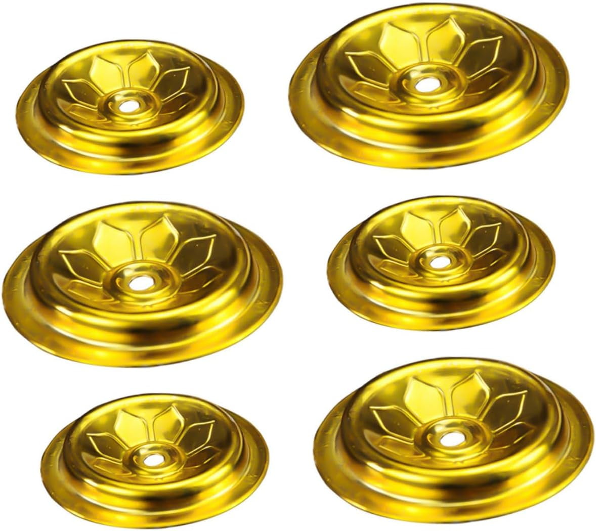 6pcs Oil Lamp Oil Float Buddhist Candle Holder Floating Wick Stand ...