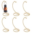 6pcs Ornament Display Stand Hanger Holder Glass Globe Iron Wire Stand ...