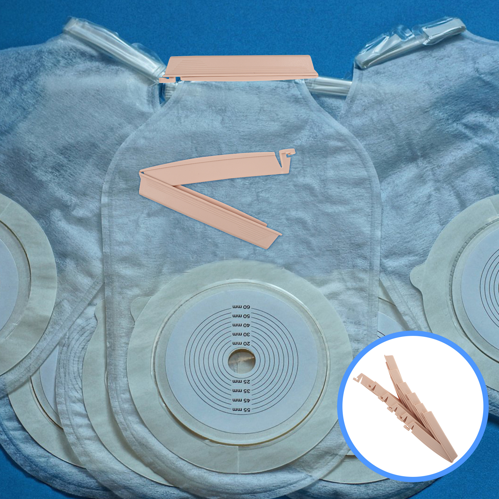6pcs Ostomy Bag Clips Ostomy Drain Pouches Colostomy Bags Sealing ...