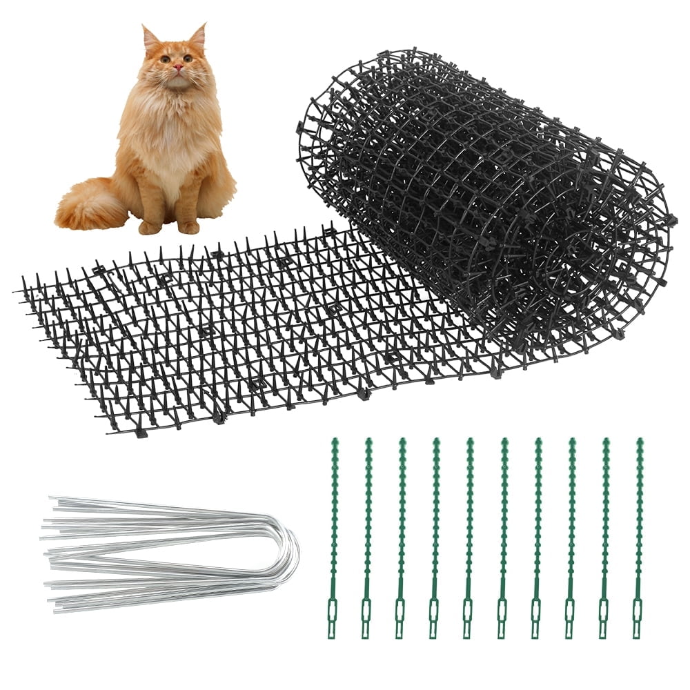 6pcs Outdoor Cat Repellent Mat, Scat Cat Mat, Cat Repellent Scat Mat ...