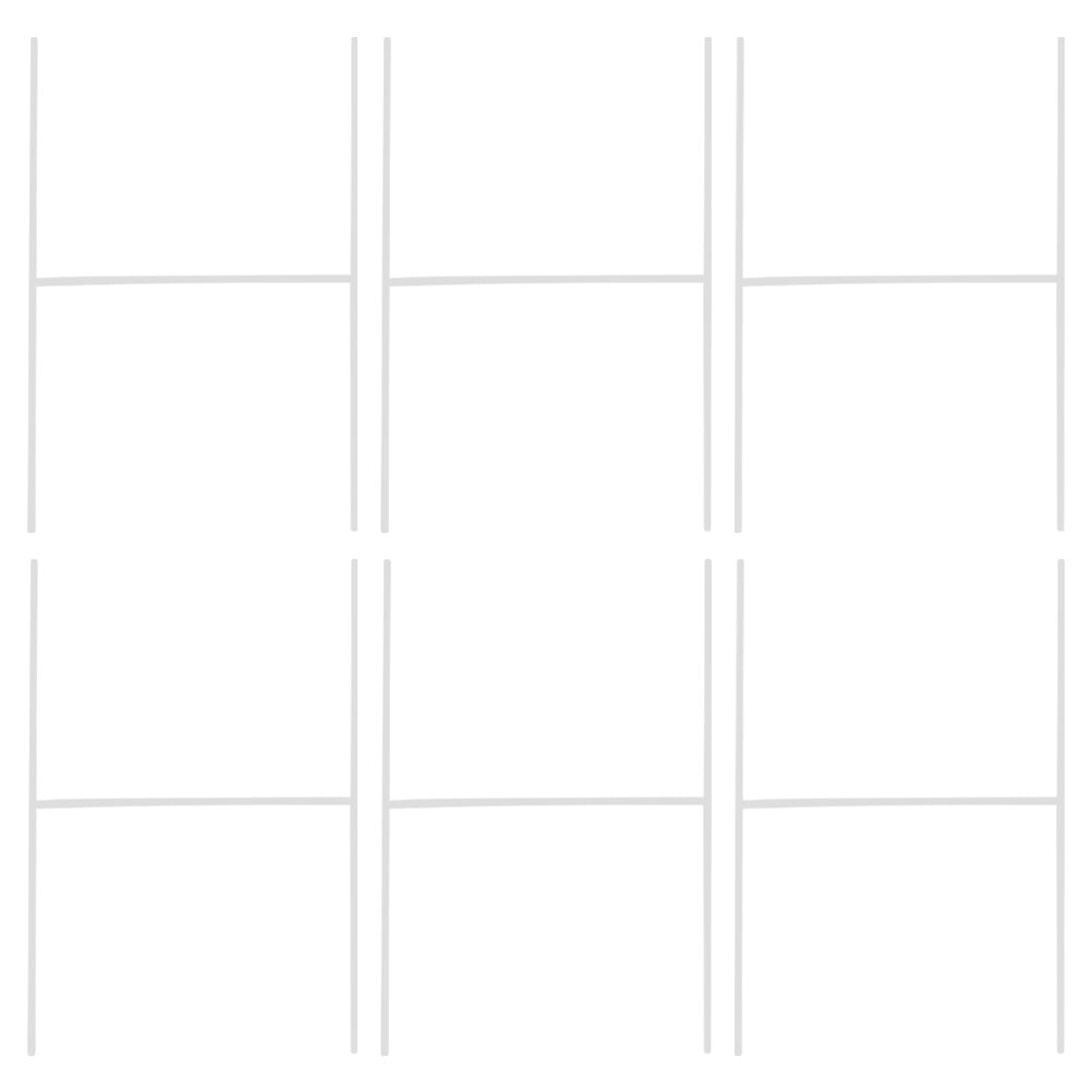 6pcs Outdoor H-shape Sign Stand Advertising Display Shelf Yard Sign ...