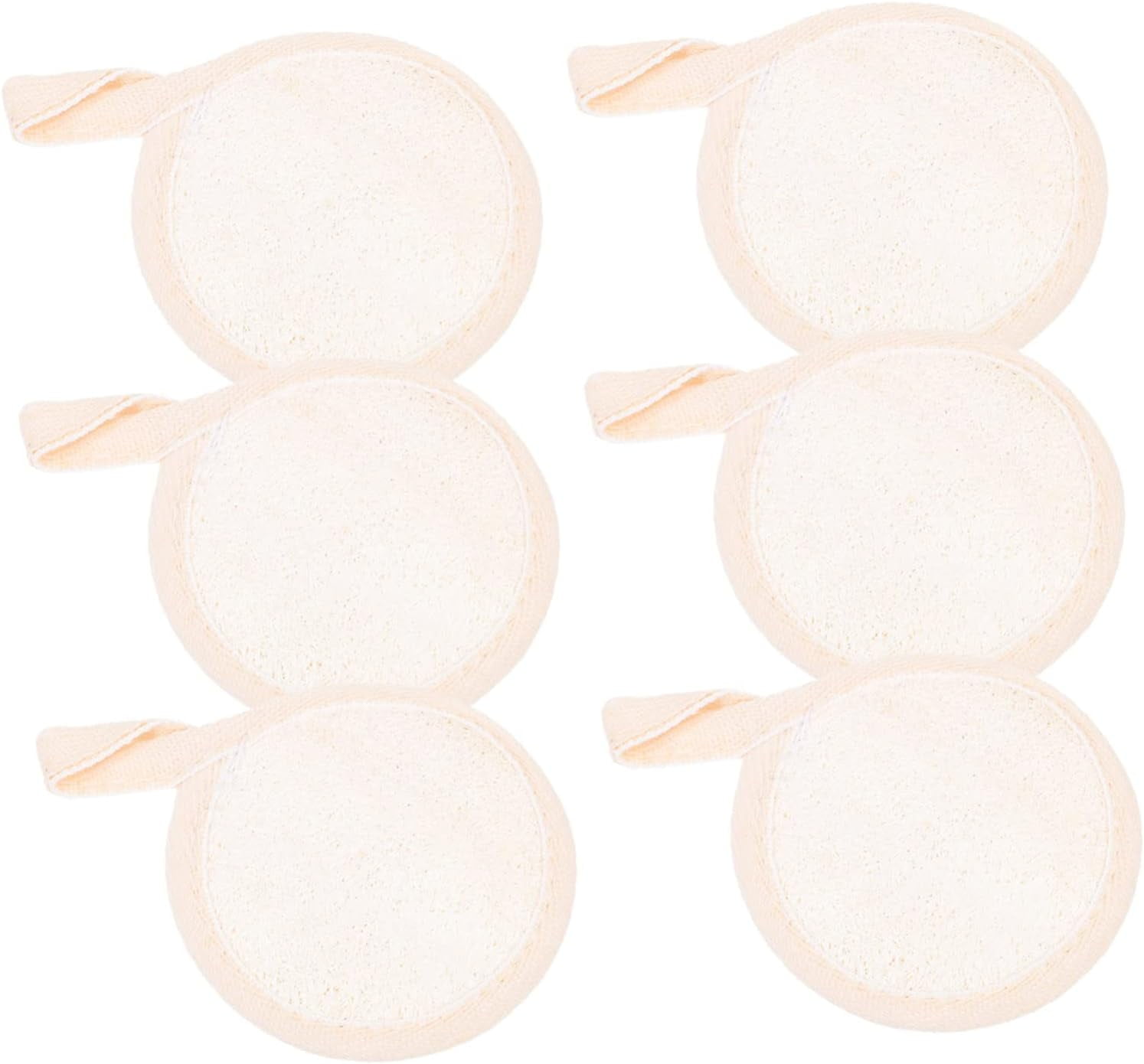 6pcs Pads Puff Pad Skin Cleanser Cleaning Women Sponge and Wet ...
