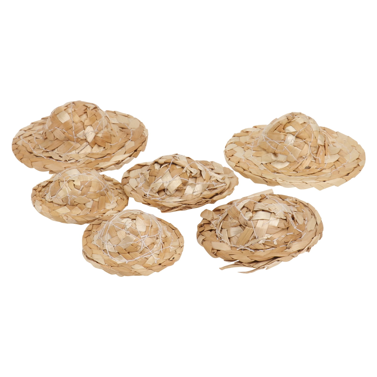 6pcs Parrot Straw Hat Parrot Headdress Photograph Prop for Parrot ...