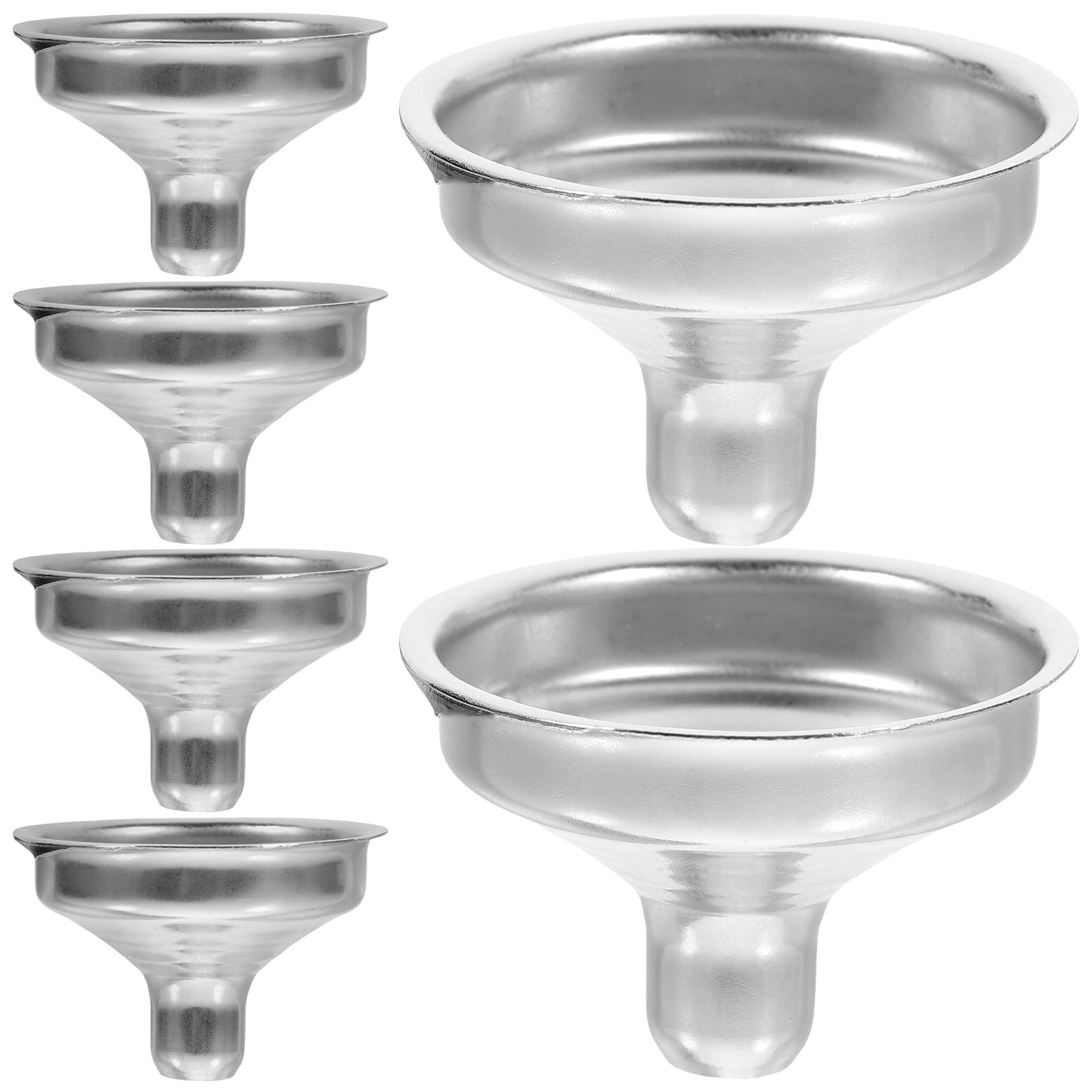 6pcs Pigment Funnels Stainless Steel Funnel Vinegar Funnel Liquid ...
