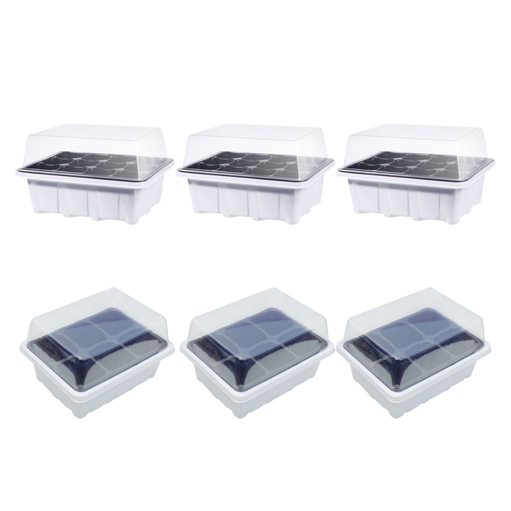 6pcs Plant Starter Boxes Plant Starting Trays Gardening Plants Nursery ...