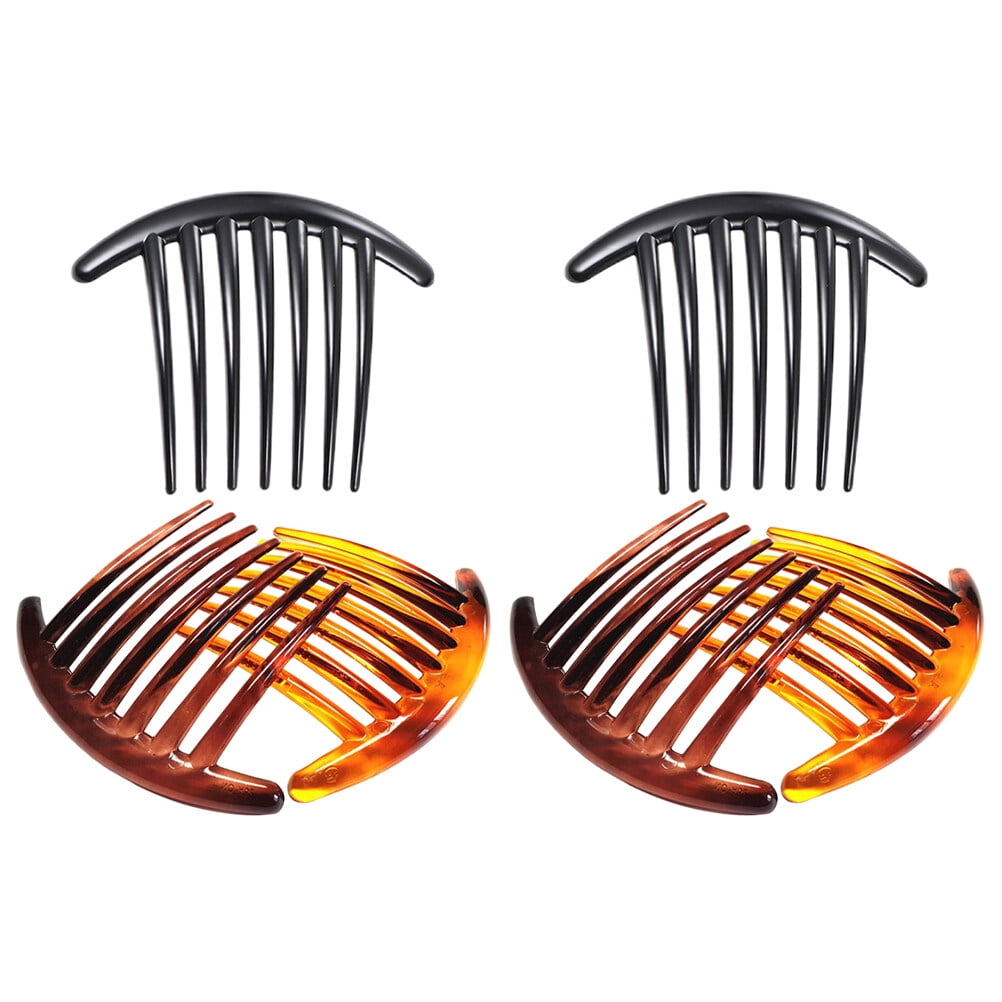 6pcs Plastic Hair Side Comb French Twists Comb Women Hair Styling ...