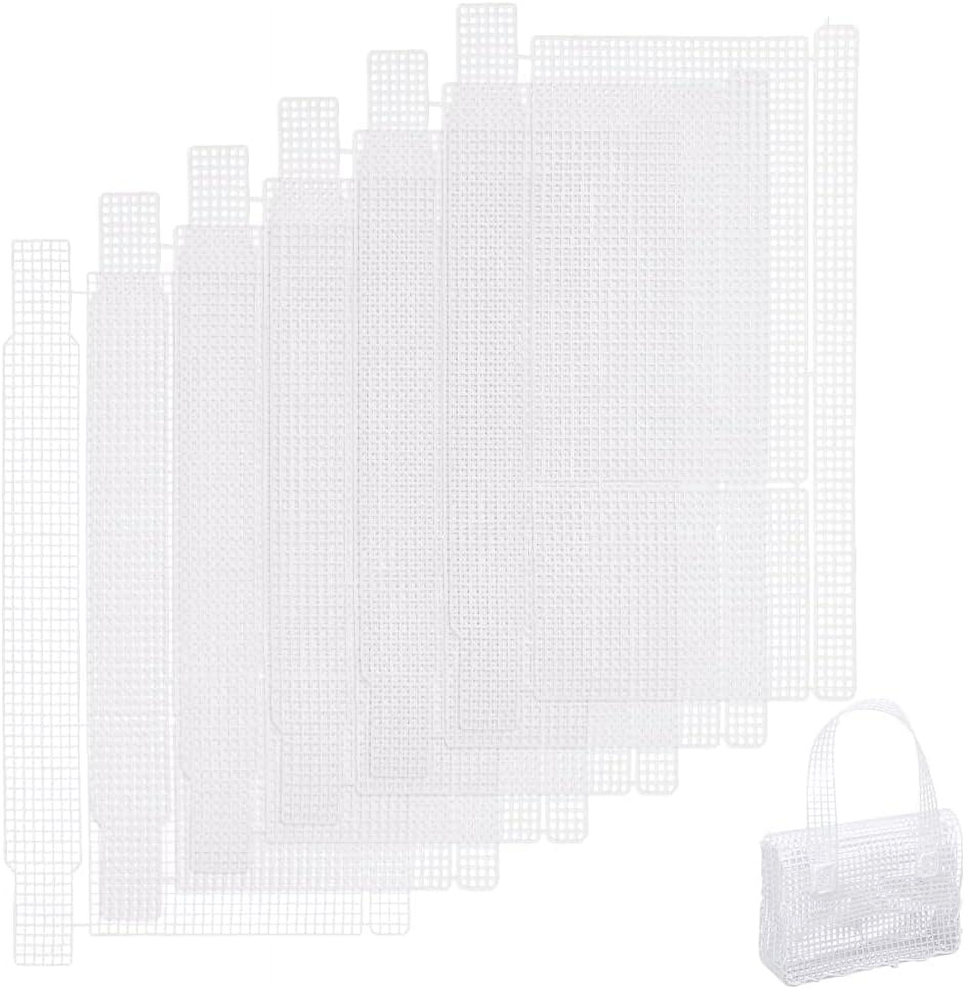 6pcs Plastic Mesh Canvas Sheets for Embroidery Clear Plastic Mesh ...
