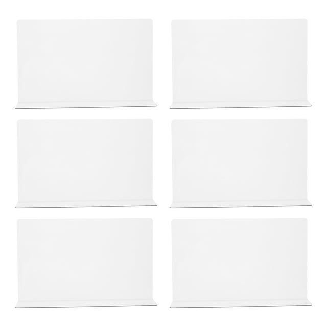 6pcs Plastic Shelf Divider Store Goods Separator Side Divider Clapboard ...