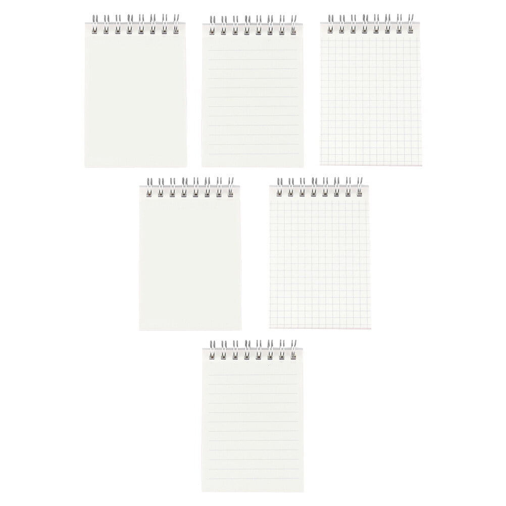 Portable Mini Notepads for Daily Coil Book with PP and Paper 6pcs ...