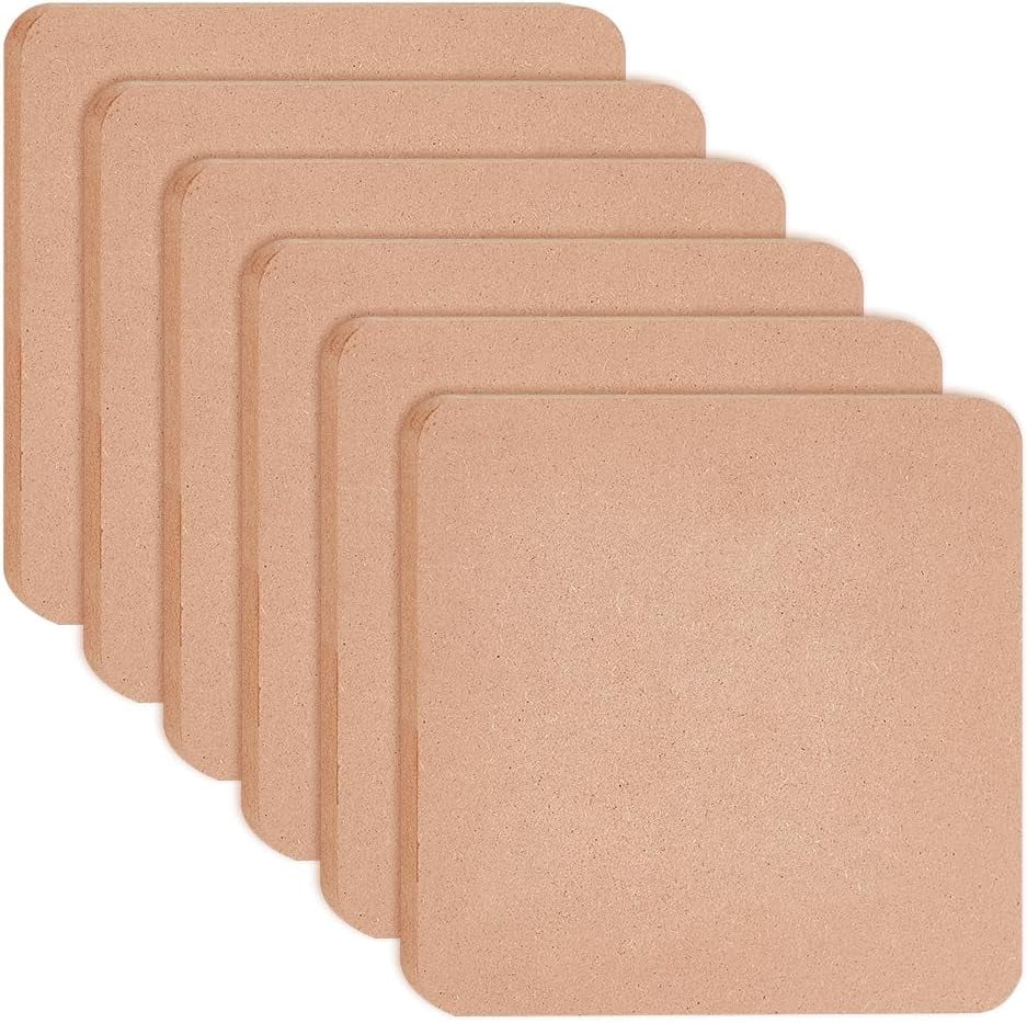 6pcs Pottery Wheel Bat Inserts 7x7x0.3 Inch Inner Square Pottery Bat ...