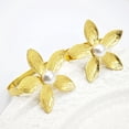 6pcs Premium Flower Napkin Rings - Elegant Table Decor for Weddings ...