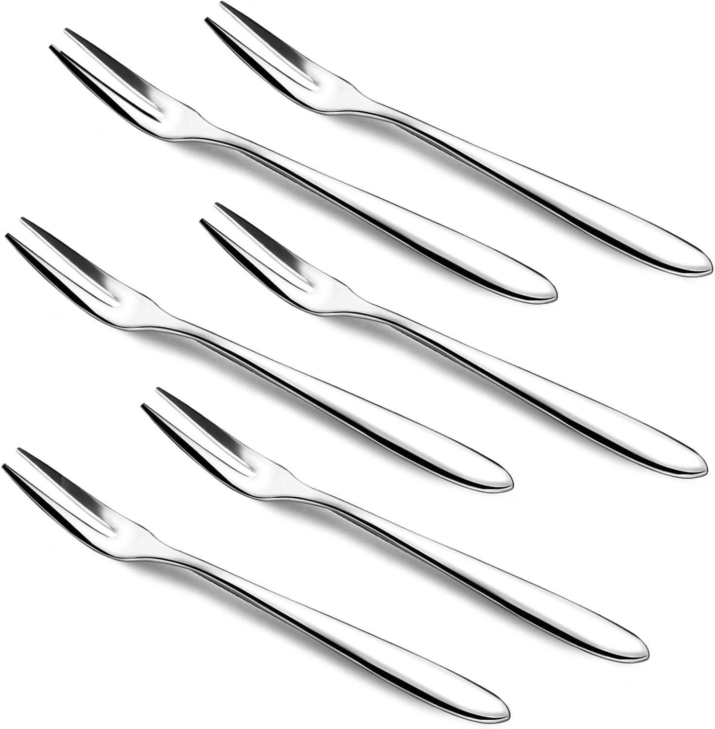 6pcs Quality Stainless Steel Forks Gift Sets for Olives Prawns ...