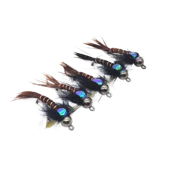 6pcs Quick Sinking Fly Lures With Enhances Durability For Performances ...