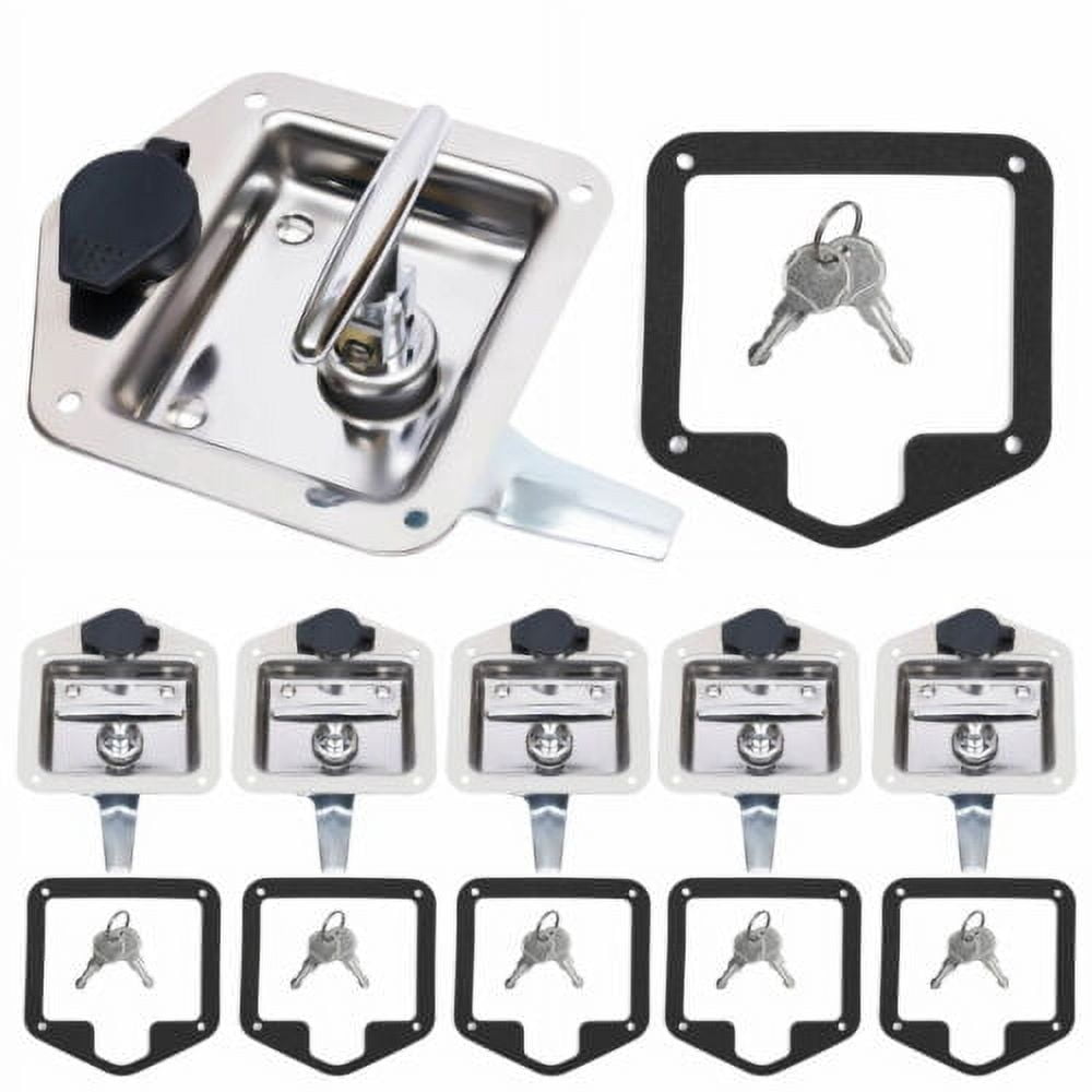 6pcs RV Paddle Entry Door Lock Latch Handle Knob Truck Tool Box ...