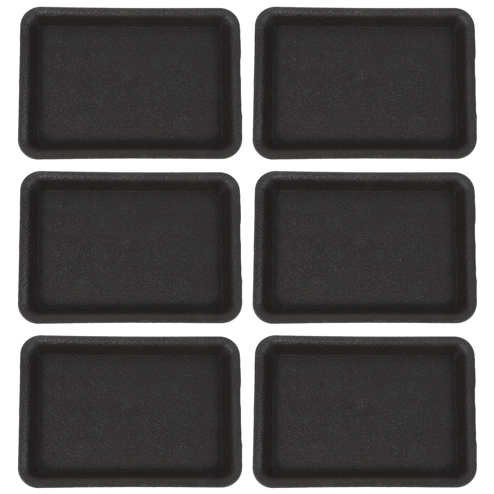 6pcs Rectangular Plant Saucers Plastic Plant Saucers Planter Drip Tray ...
