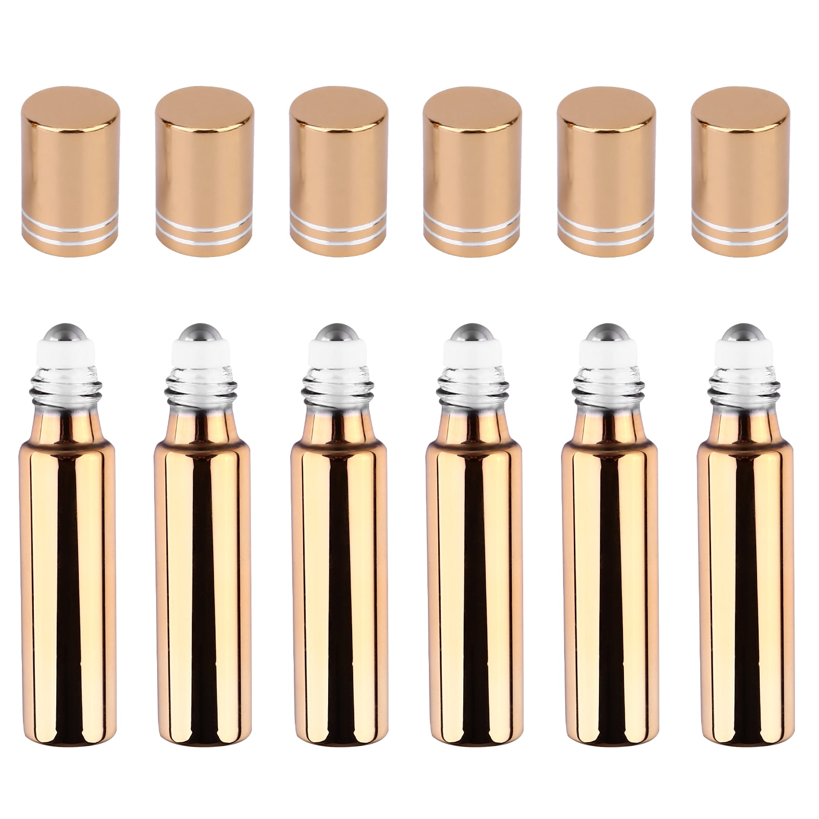 6pcs Refillable Vials Essential Oils Roll on Bottle Perfume Sample ...