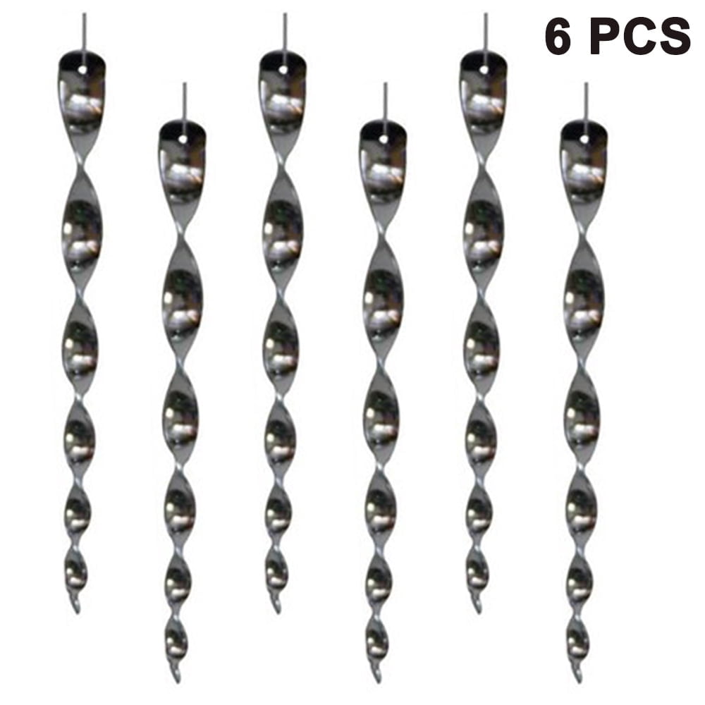 6pcs Reflective Wind Spiral Bird Control for Balcony and Garden ...