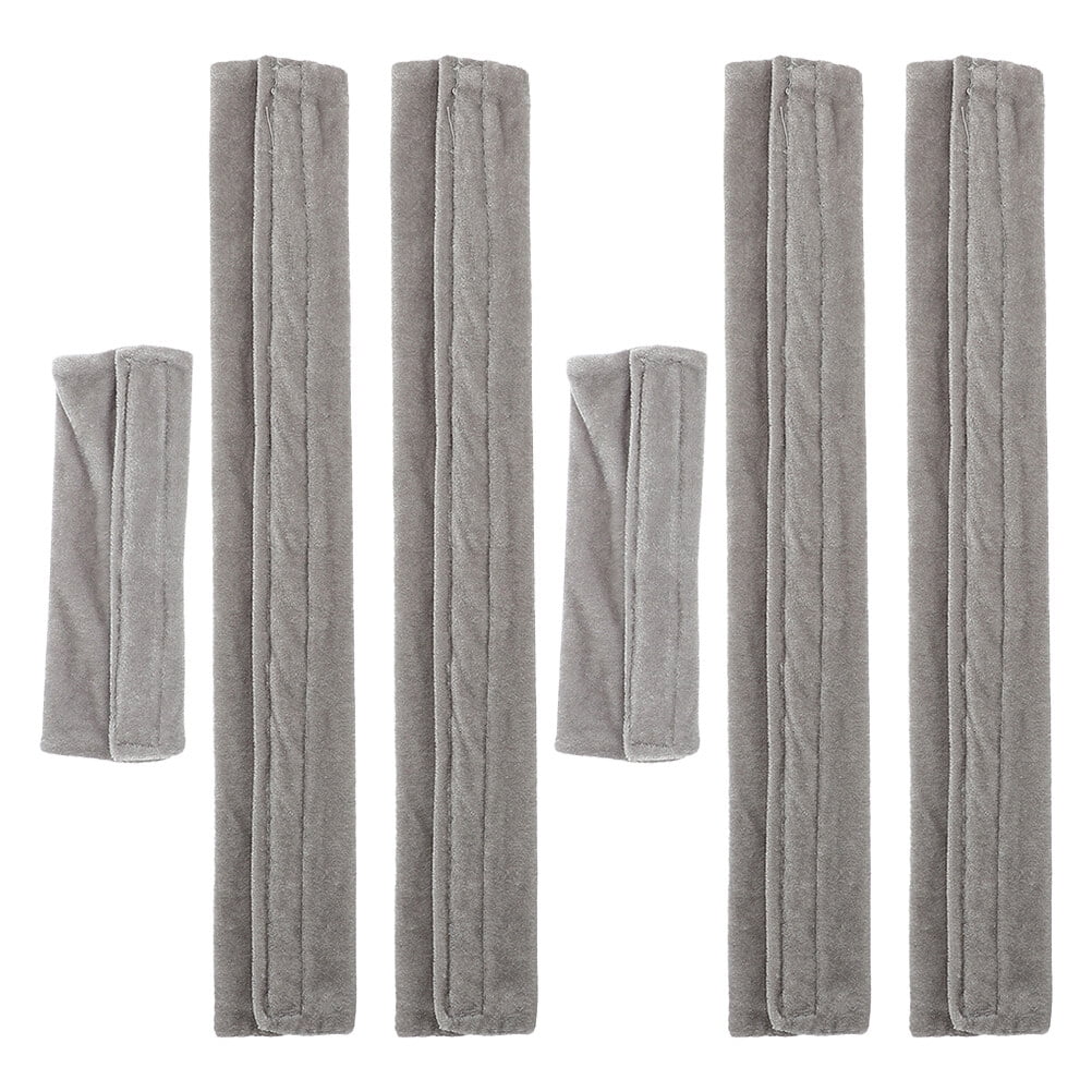 WEAVILUX Refrigerator Handle Cover Protector Grey Velvet for Fridge ...