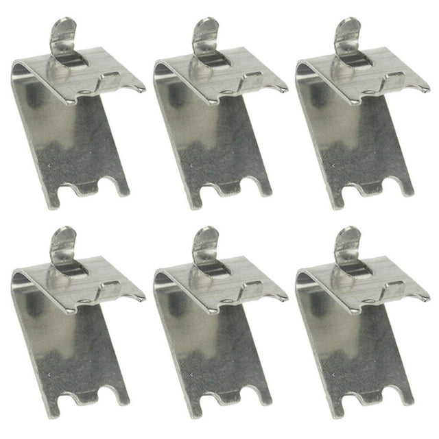 6pcs Replacement Refrigerator Shelf Clips Refrigerator Shelf Support ...