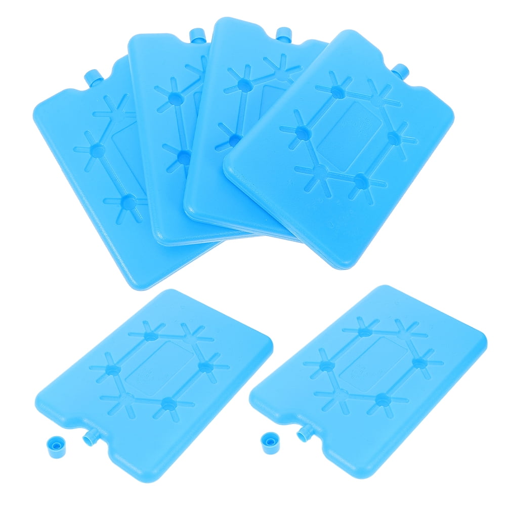 STRANDCHIC 6-Pack Reusable Ice Packs for Lunch Boxes, Coolers, and ...