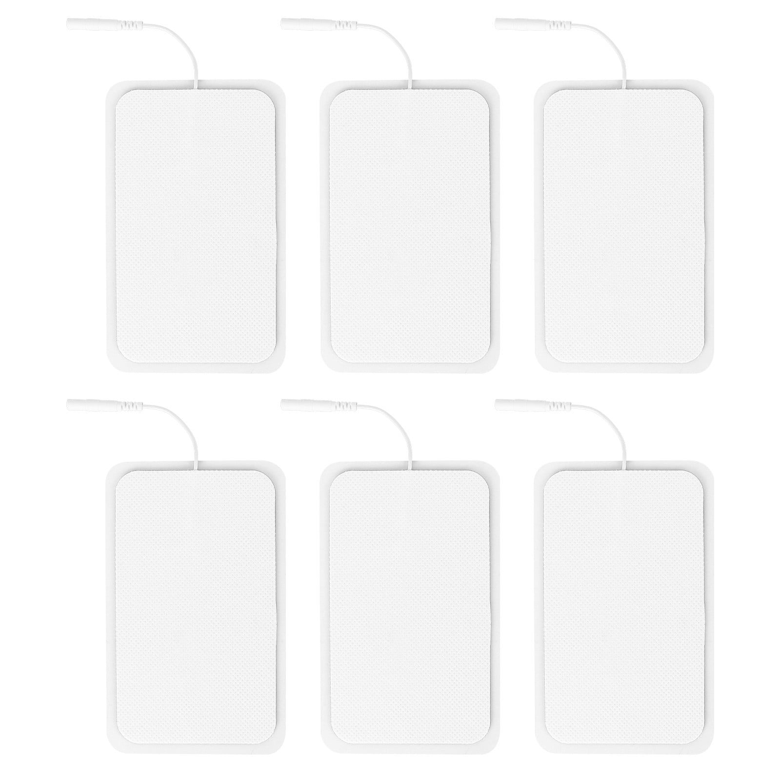 6pcs Reusable Tens Pads Non Irritating Replacement Electrode Patches ...