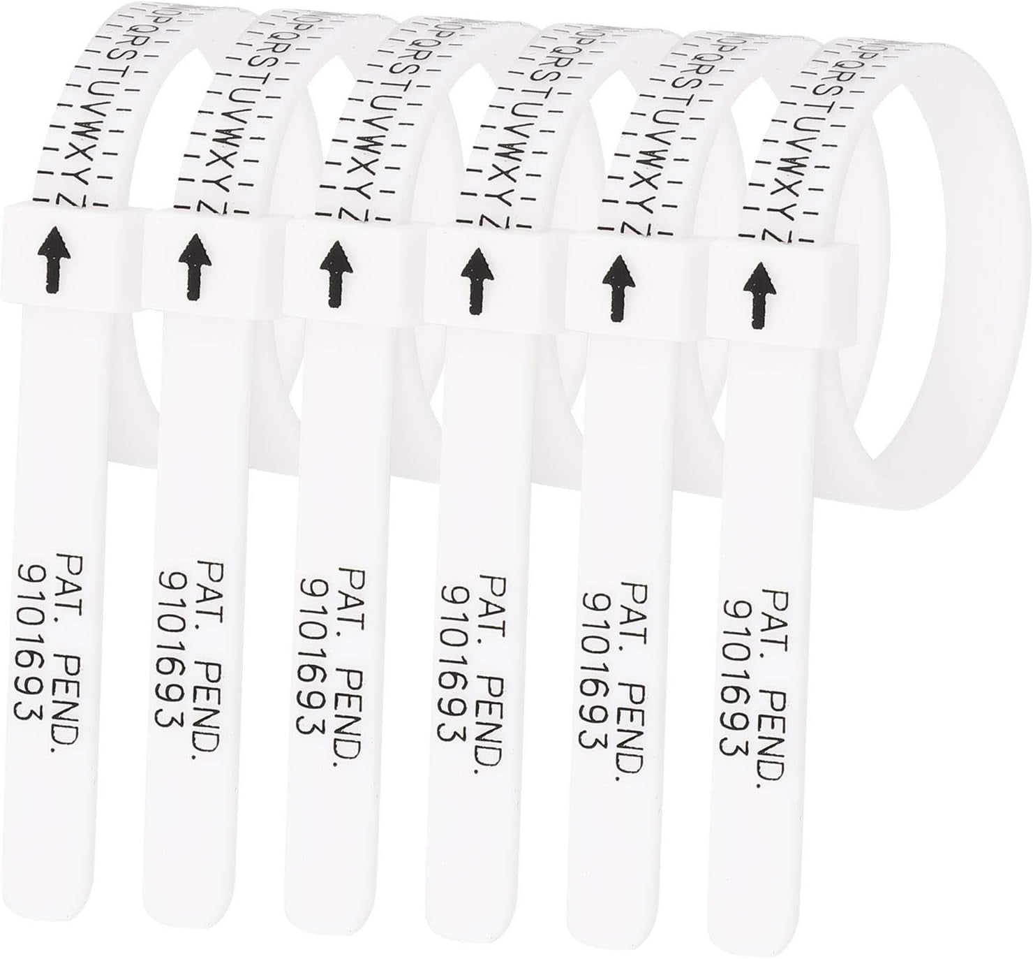 6pcs Ring Sizer Standard Tool Ring Measure Scale Sizer Measurement ...