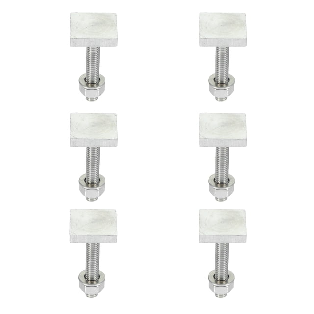 6pcs Roof Rack T Shaped Bolt Rooftop T Shaped Slots T Shaped Track ...