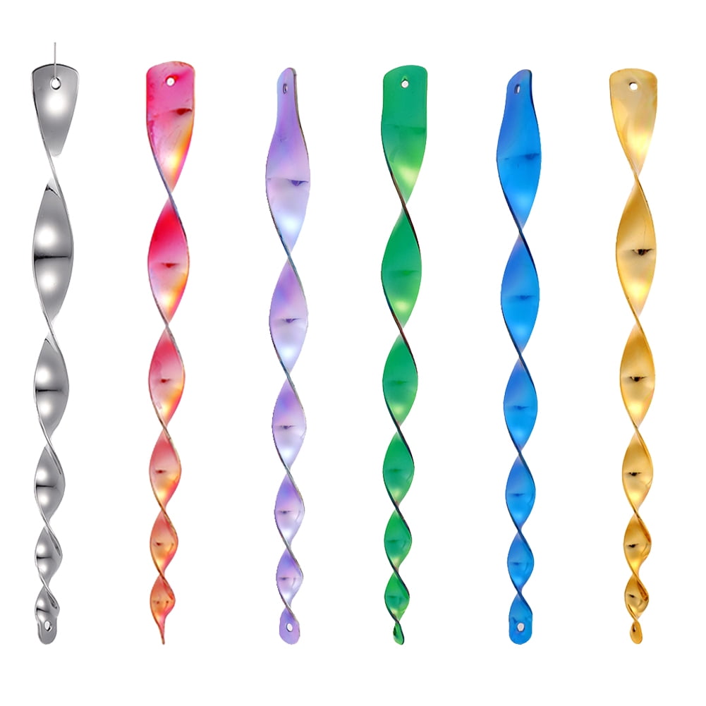 6pcs Rotating Wind Chime Safe Reflective Hanging for Rural Areas ...