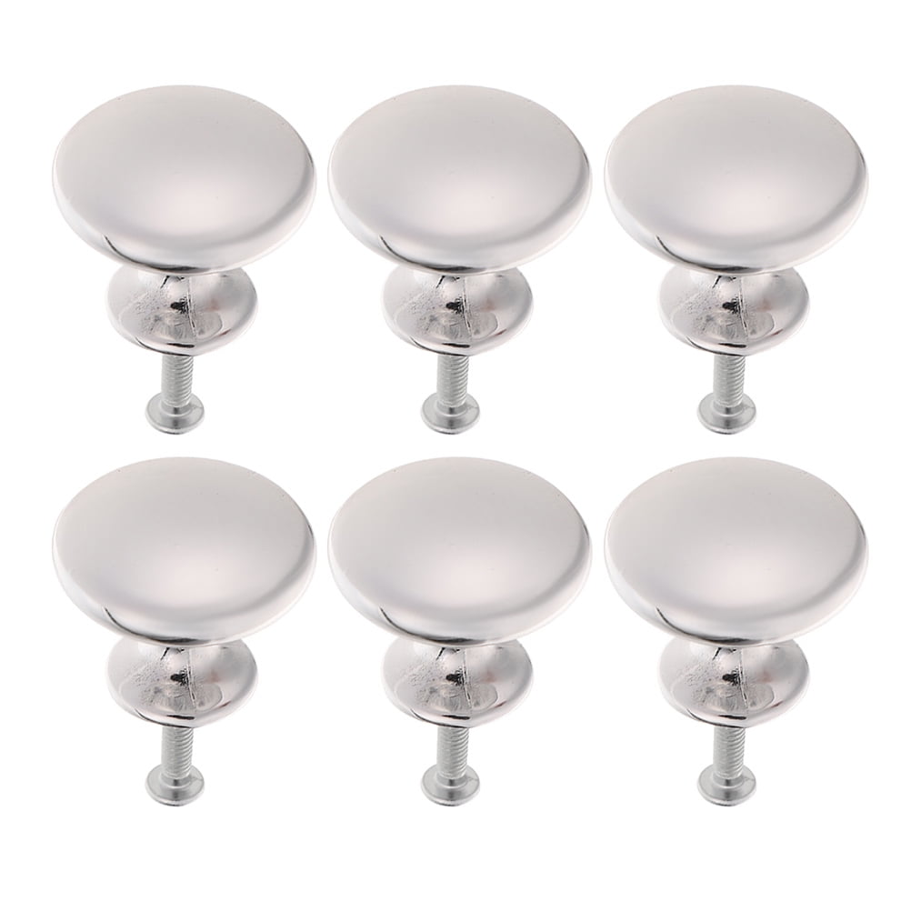 6pcs Round Knobs Ring Cabinet Knobs Mushroom Cabinet Pulls Kitchen ...