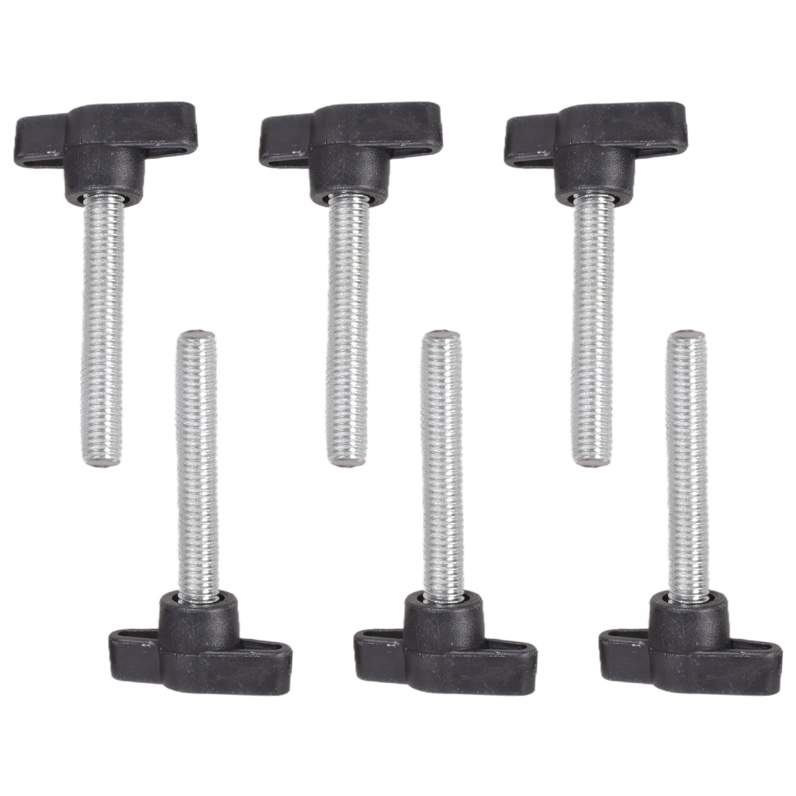6pcs Rustproof Fastening Screws Plastic Handle Carbon Steel Hand Bolts ...