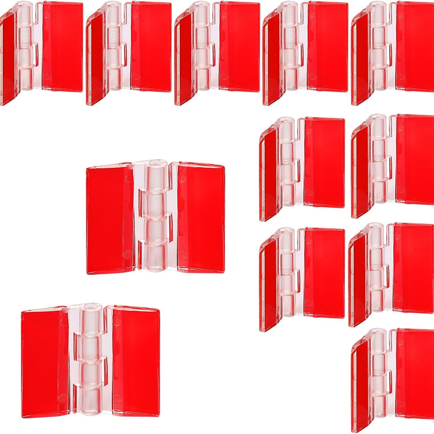 6pcs Self Adhesive Piano Hinges Folding Hinge Tools For Cabinet Drawer ...