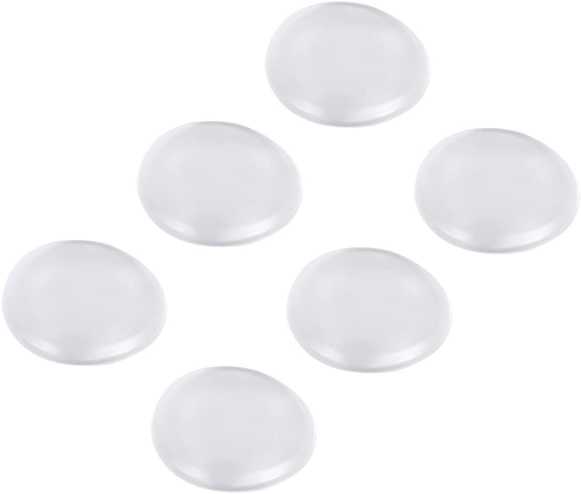 6pcs Self-Adhesive Wall Protectors Transparent Gel Door Stoppers Noise ...