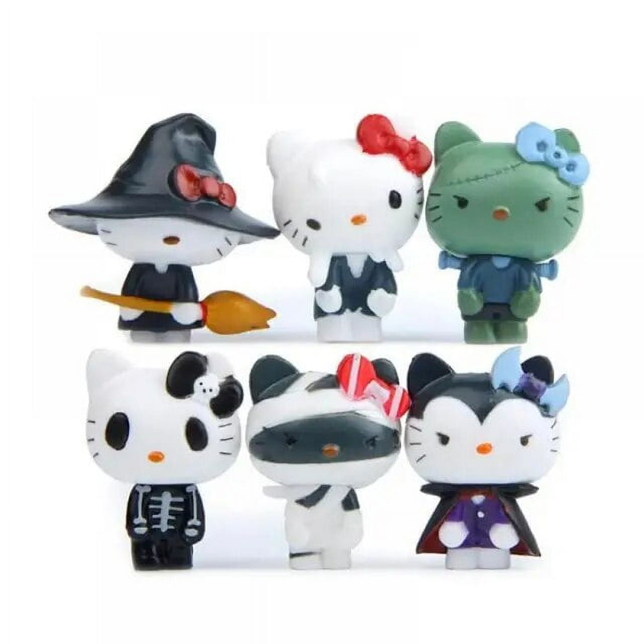 6pcs/Set Anime Sanrio Hello Kitty Action Figure Toys Cute Kuromi ...