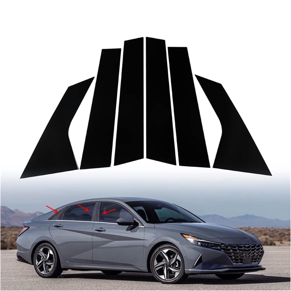 6pcs/Set Car Window pillars Trim For Hyundai i30 Sedan 21-23 For ...