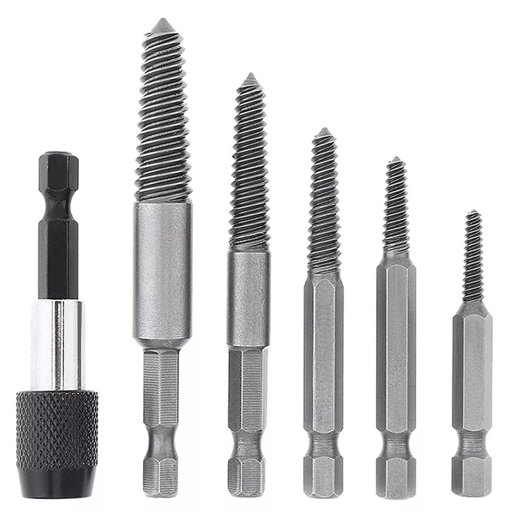 6pcs-Set Damaged Screw Remover Extractor - Remove Damaged Break Pipe ...