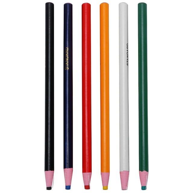 6pcs Sewing Marking Pencils Tailor's Fabric Marker Chalk Tailoring ...
