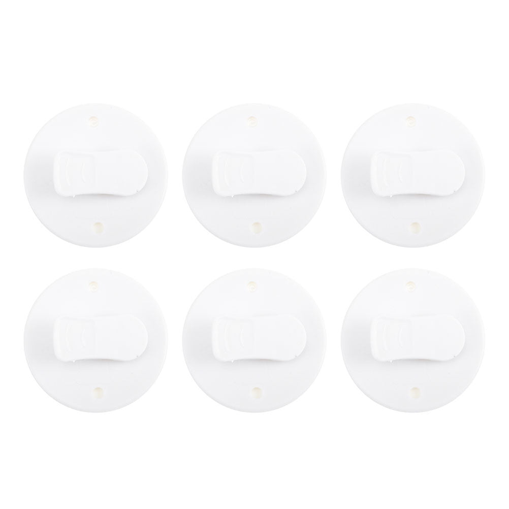 6pcs Shower Curtain Clip Bathroom Curtain Clip Shower Splash-proof ...