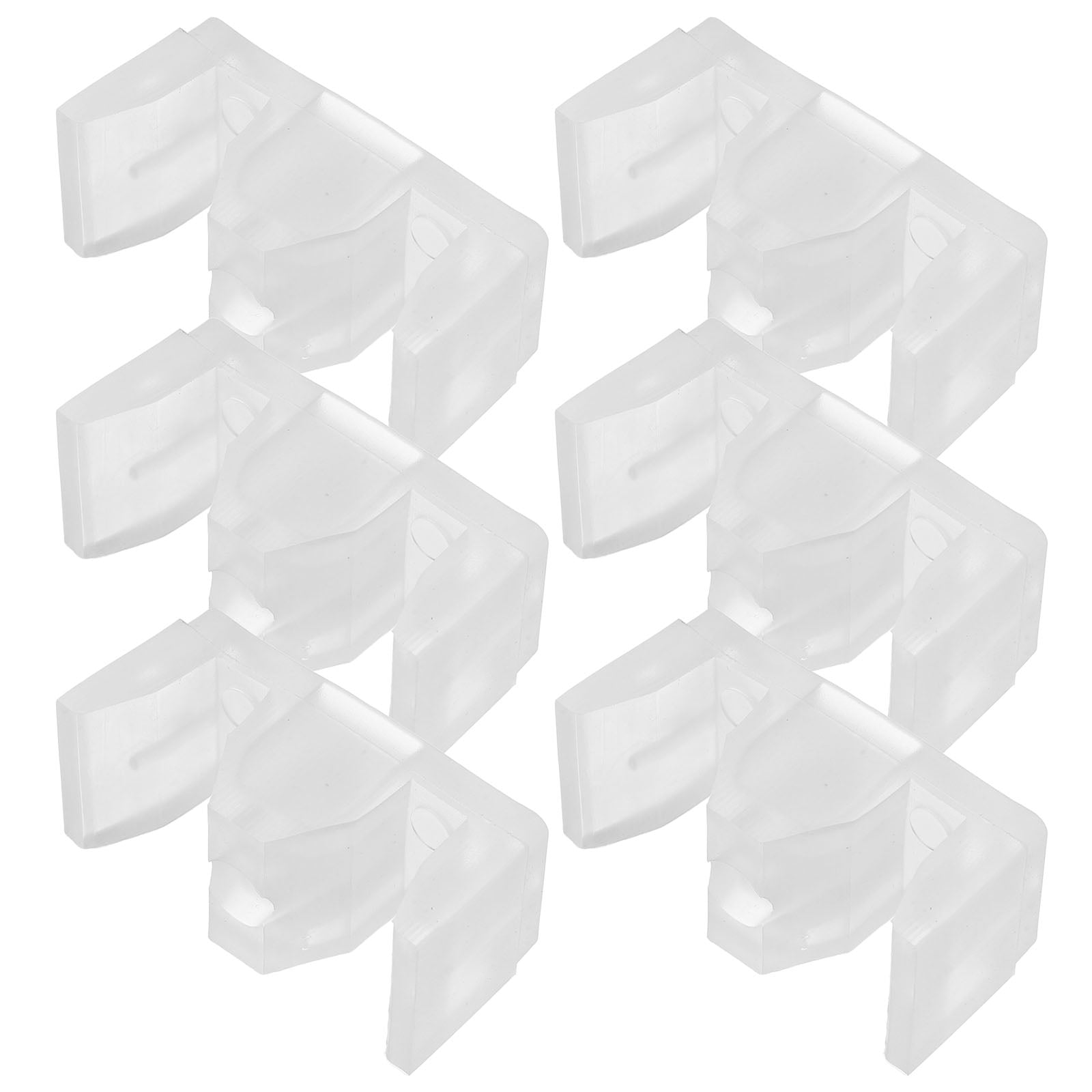 6pcs Shower Door Bumpers with 6 Screws Anti Collision Blocks Glass ...