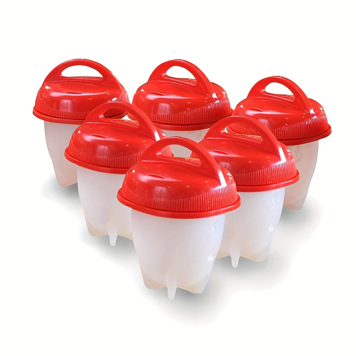 6pcs Silicone Egg Cooker, Egg Boiler, Hard Boiled Egg Maker, Egg ...