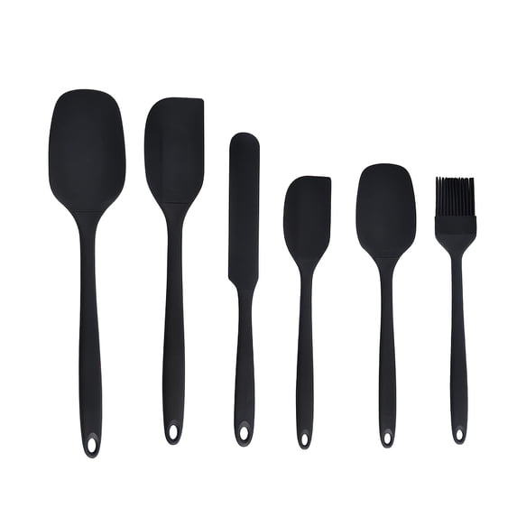 6pcs Silicone Kitchen Cooking Tools Baking Tools Nordic Color Large ...
