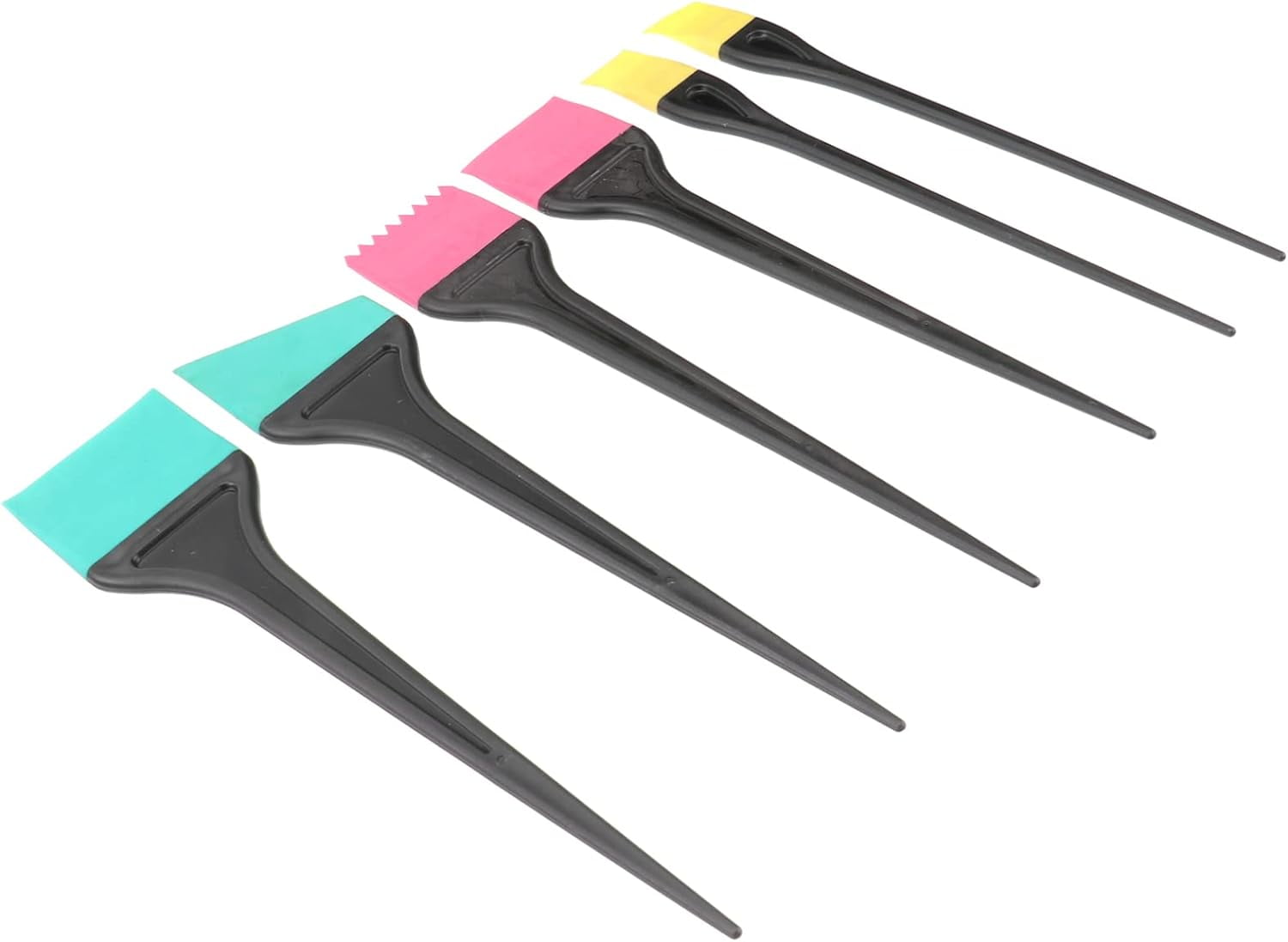 6pcs Tail Salon Bleach For Brushes Dye Salon& Color Brush Plate Tint ...