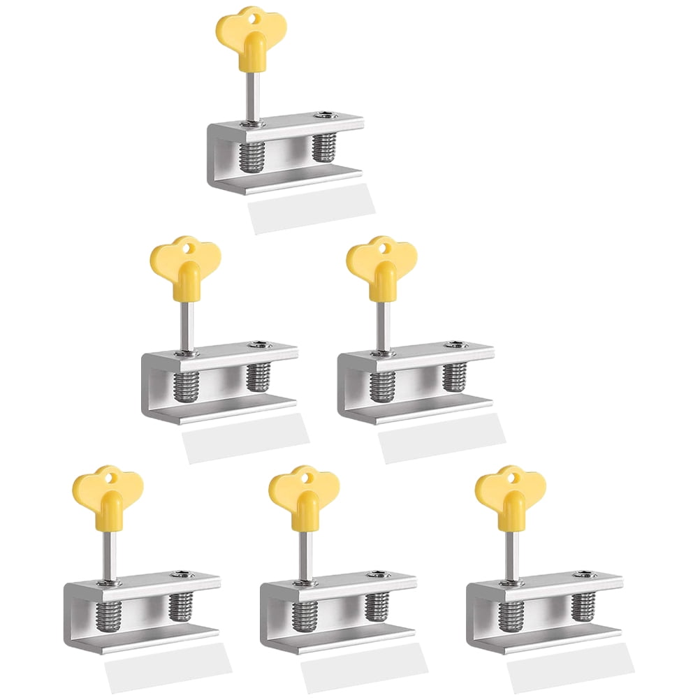 6pcs Sliding Window Locks Window Security Stoppers Door Locks Metal ...