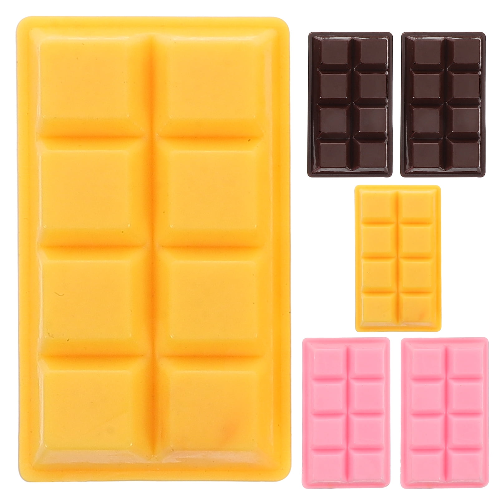 6pcs Small Fake Chocolate For Kitchen Food Playset And Decorative Fake ...